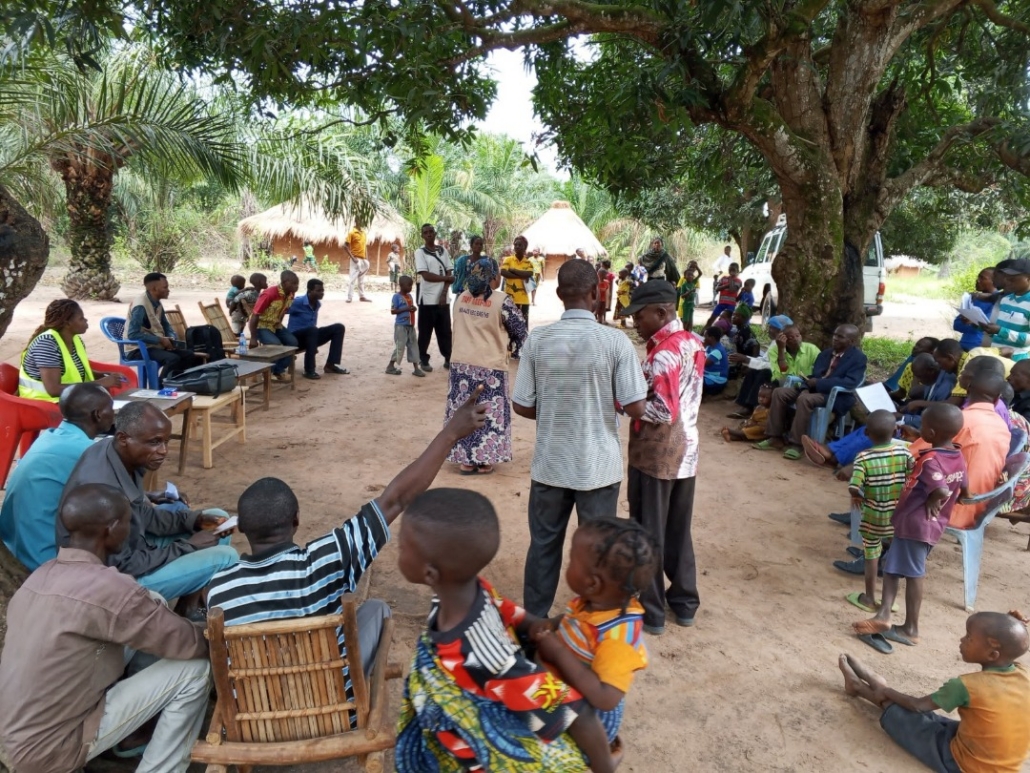 PROJET PACT : ABEF-ND SENSIBILISE PRES DE 100 PERSONNES AFFECTEES PAR LE PROJET A LOMAMI – ABEF-ND